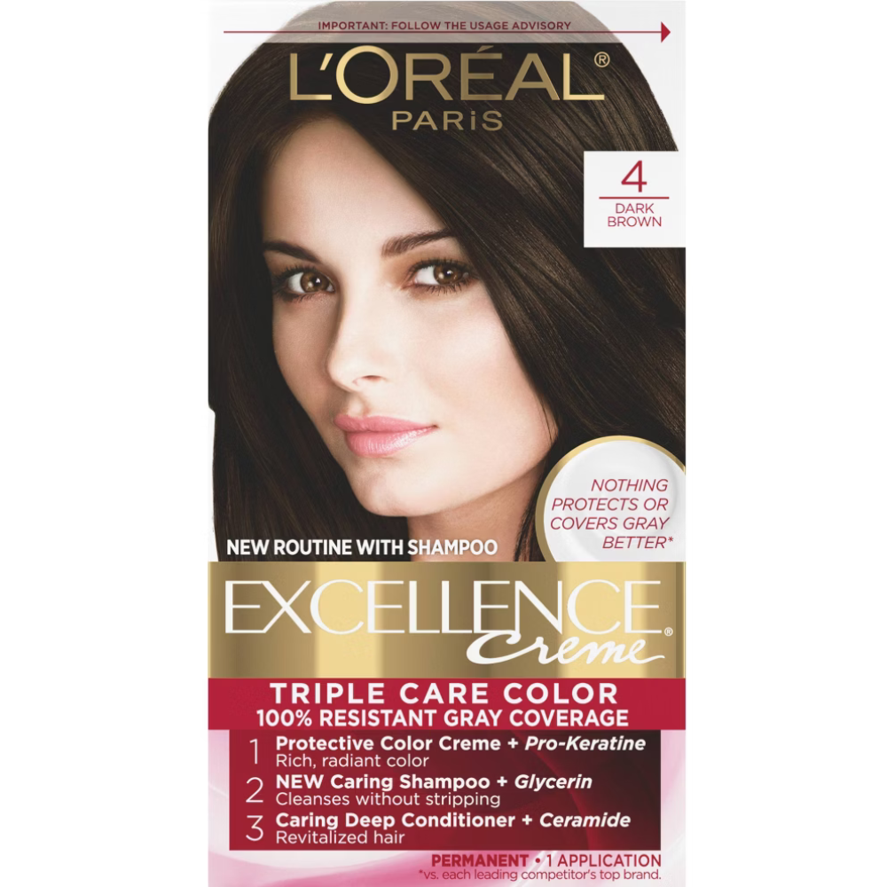 L Or al Paris Excellence Triple Protection Permanent Hair Color 4 l-or-al-paris-excellence-triple-protection-permanent-hair-color-4