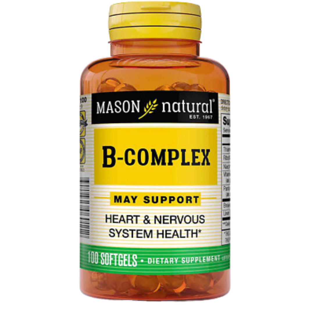 Mason Natural B-Complex Suplemento Vitaminas (100 ct) | Savia ...