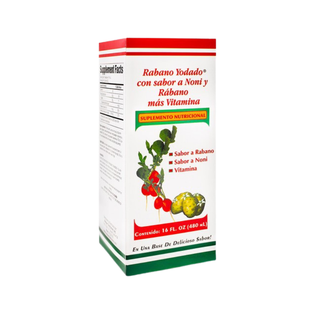 Menper Rabano Yodado con Noni Jarabe 16oz | Farmacia Savia – Farmacias ...