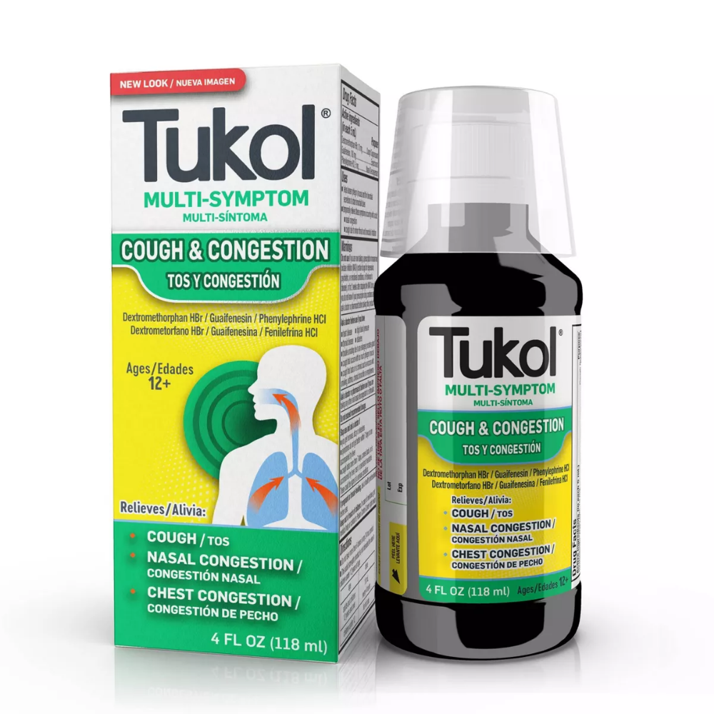 Tukol Extra Strength Multi Symptom Cough & Congestion Relief Liquid ...