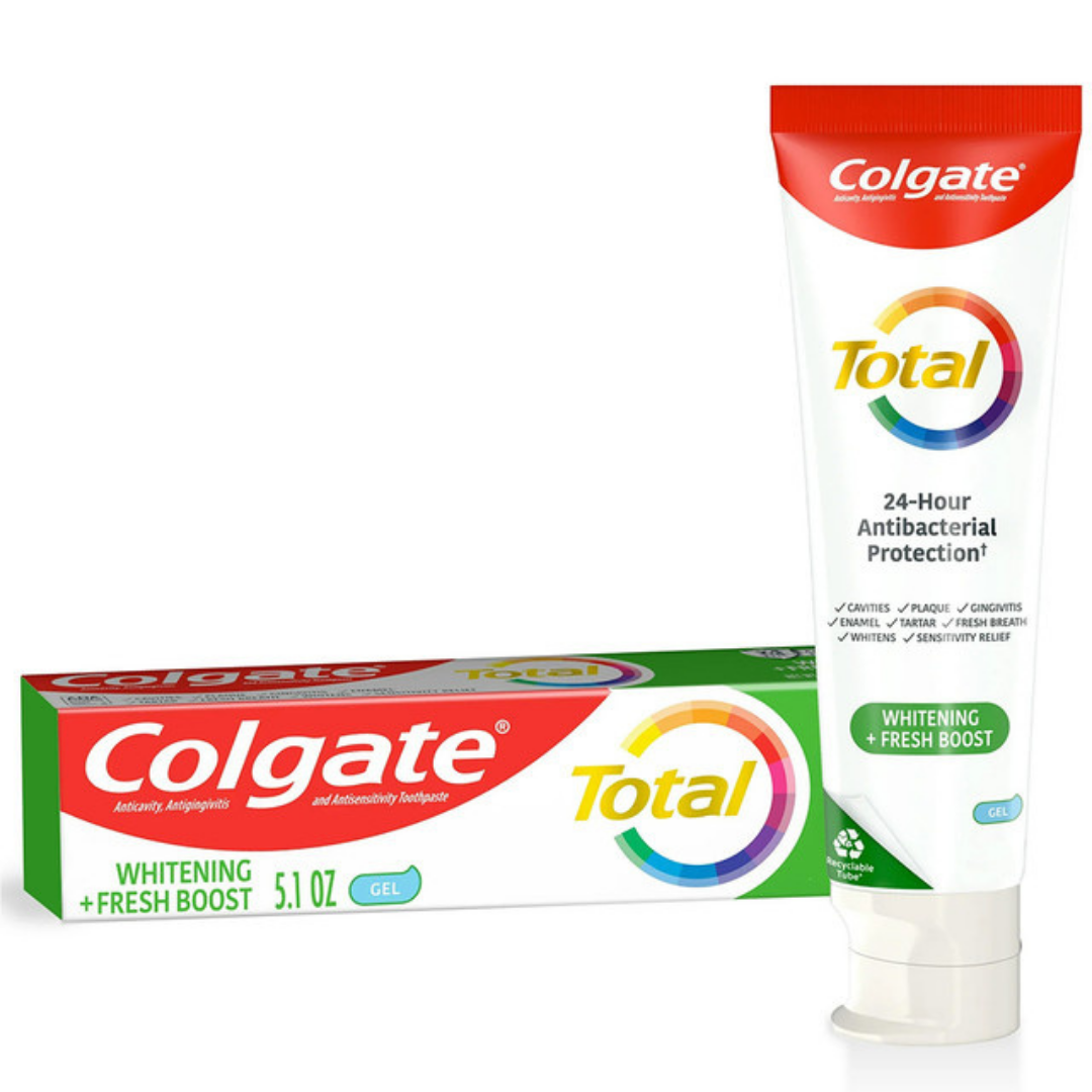 Colgate Total Whitening + Fresh Boost Pasta Dental (5.1oz) | Savia ...