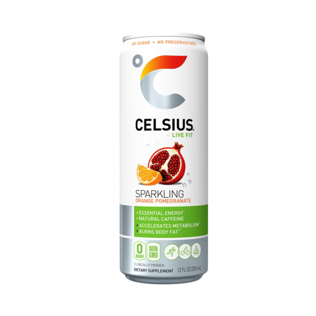 Celsius Live Fit Orange Pomegranate 12oz | Farmacia Savia – Farmacias Savia
