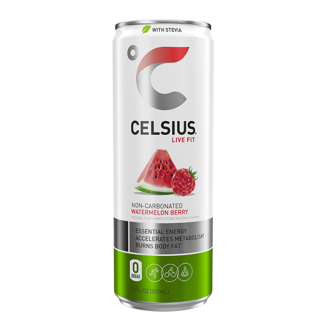 Celsius Watermelon Berry con Stevia Sin Gas | Farmacia Savia ...
